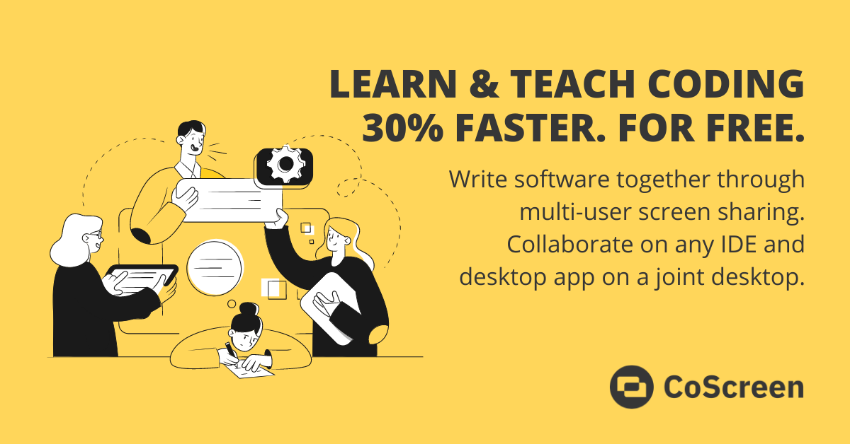 Teaching Coding Remotely with CoScreen